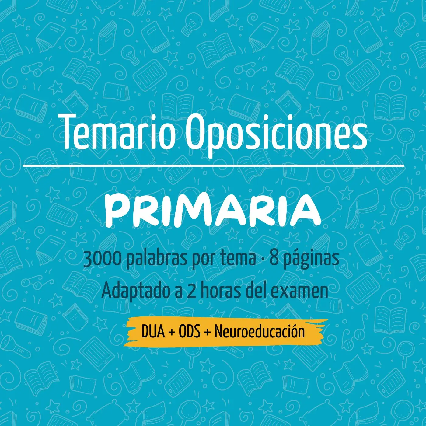 Temario Oposiciones Primaria DEFINITIVO | Aula de Primaria